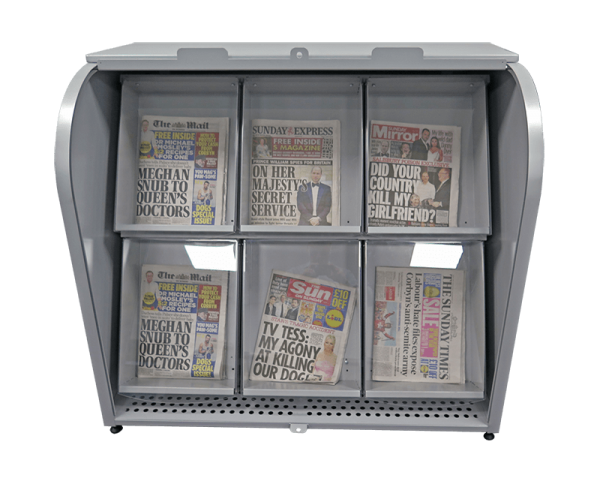 Large Metal Forecourt Bunker And Display Unit - Retail Associates