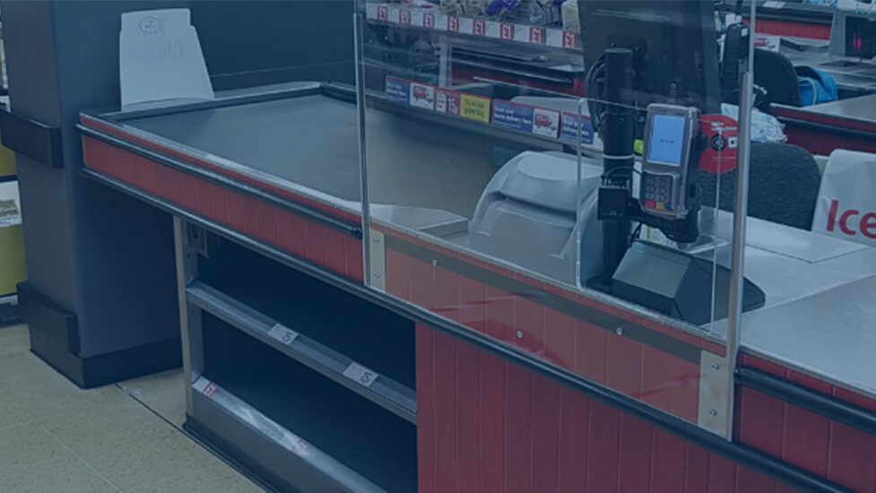 Perspex sneeze guards and cough guards now available - Retail Associates