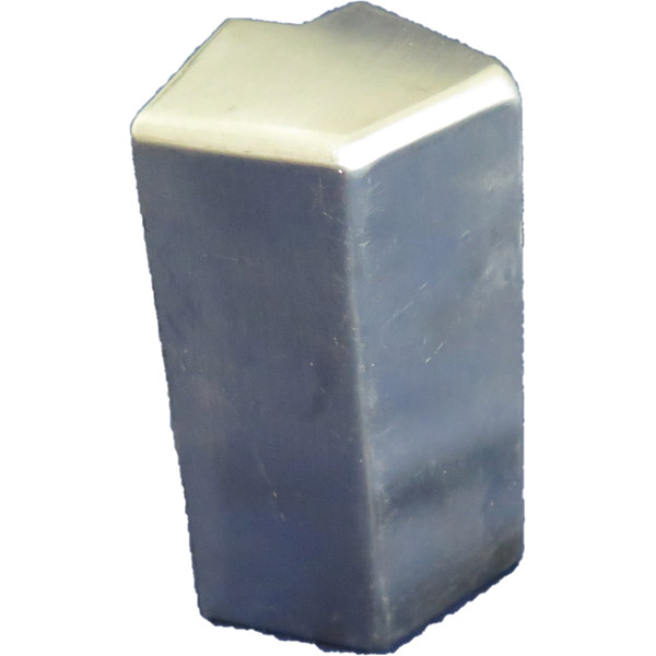 Stainless steel capping for bumper rail - Retail Associates